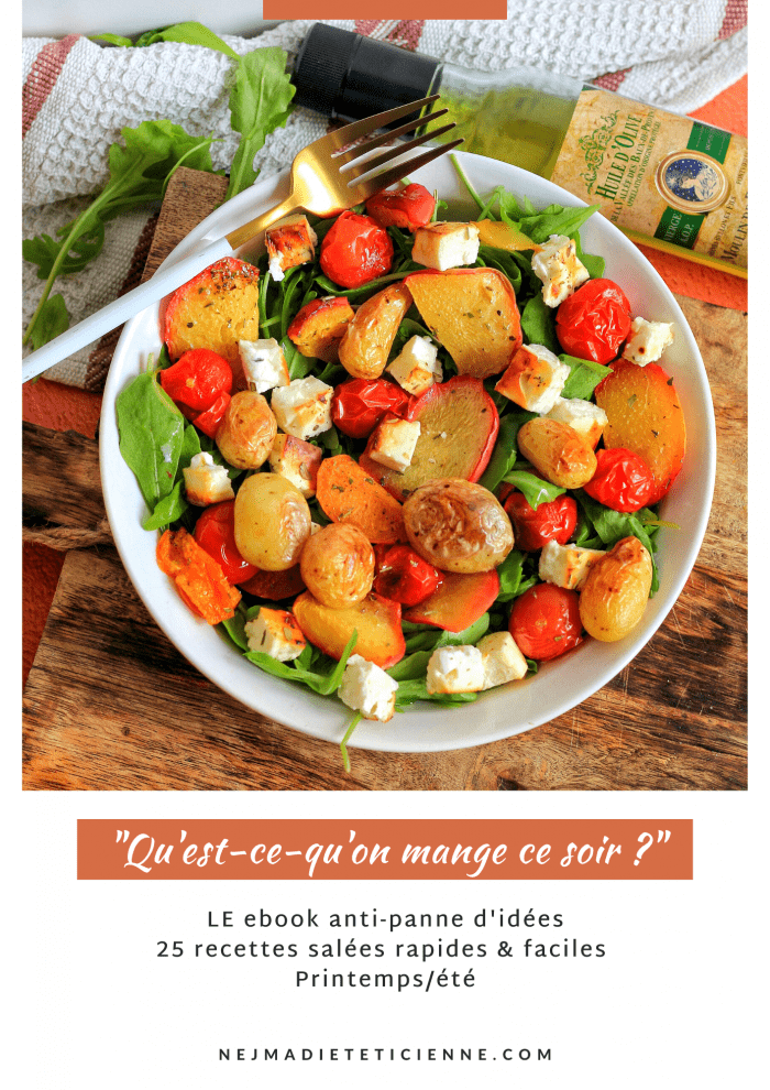 Qu'est-ce qu'on mange ce soir? - Ebook de 25 Recettes Salées